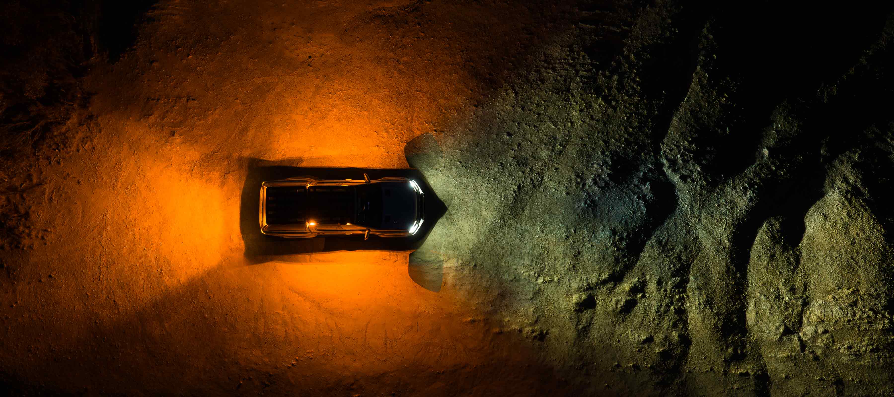STEDI™ Surface LED Rock Light - Amber Light (1500k)